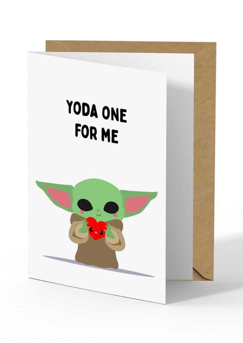 Greeting card Star Wars baby Yoda – Studio Inktvis