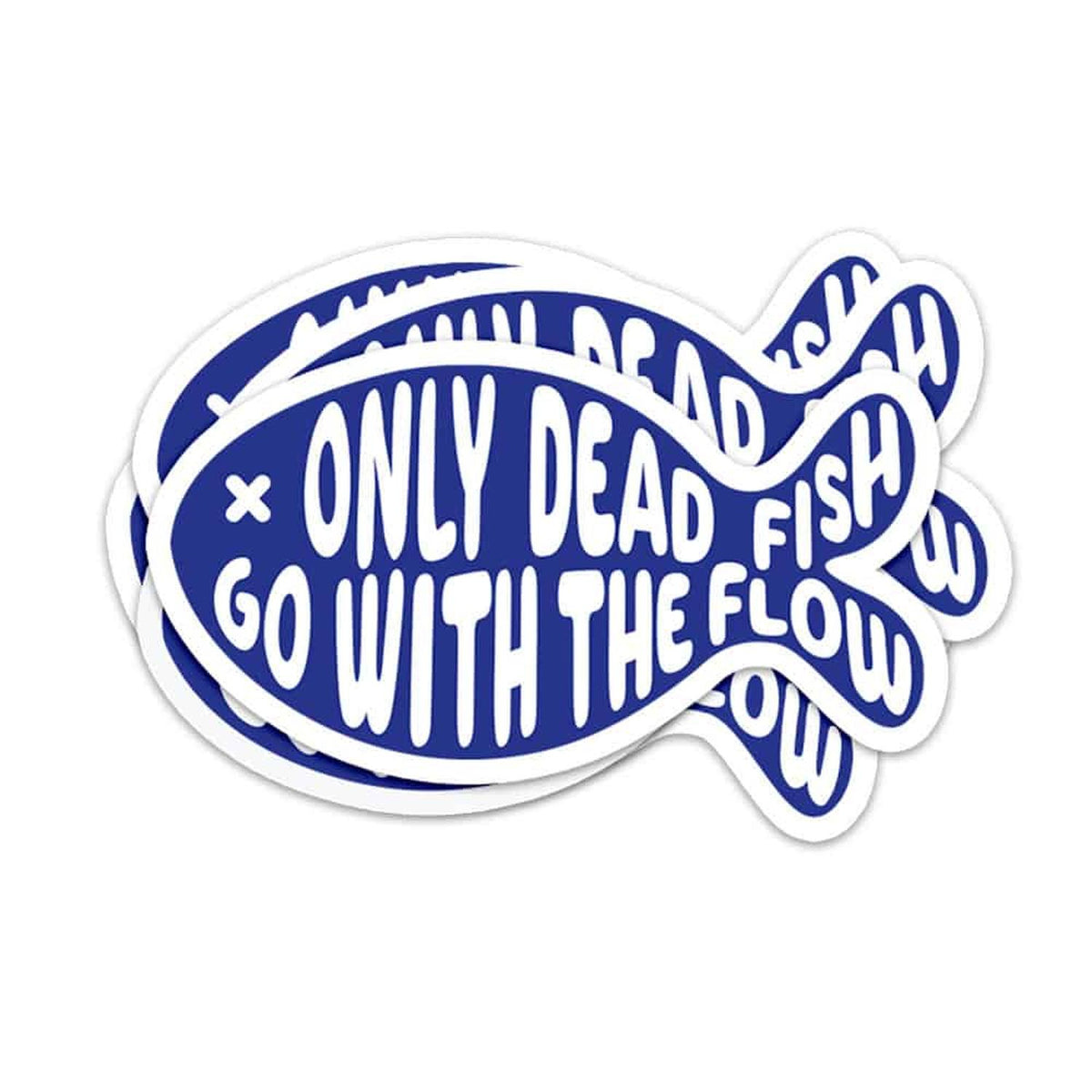 Sticker Only dead fish – Studio Inktvis